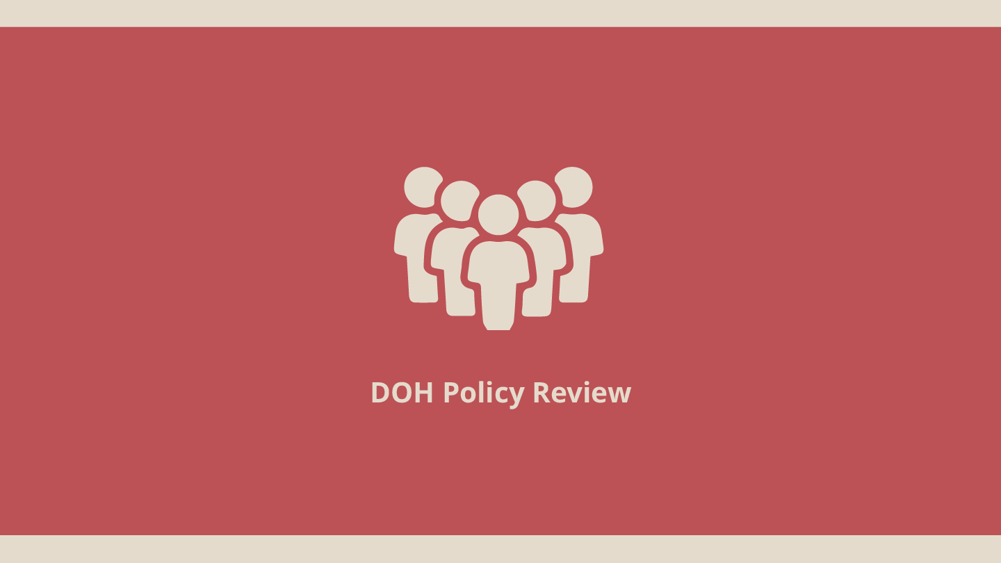 A Scoping Review of DOH Policies on Selected Population Subgroups ...